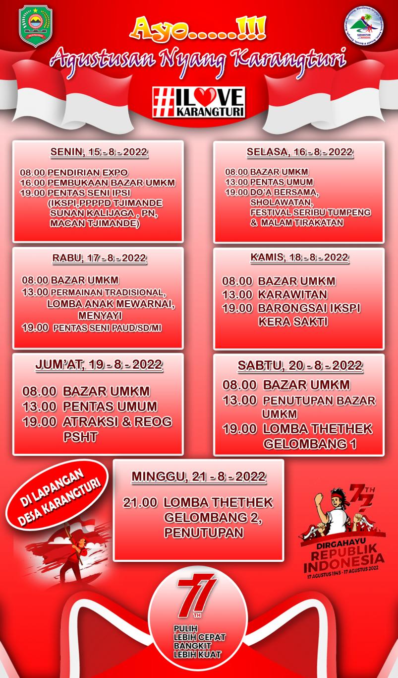 AYO AGUSTUSAN NYANG KARANGTURI - Website Desa Karangturi